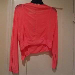 Swim | Fluorescent Pink Mesh Moto Jacket | Poshmark